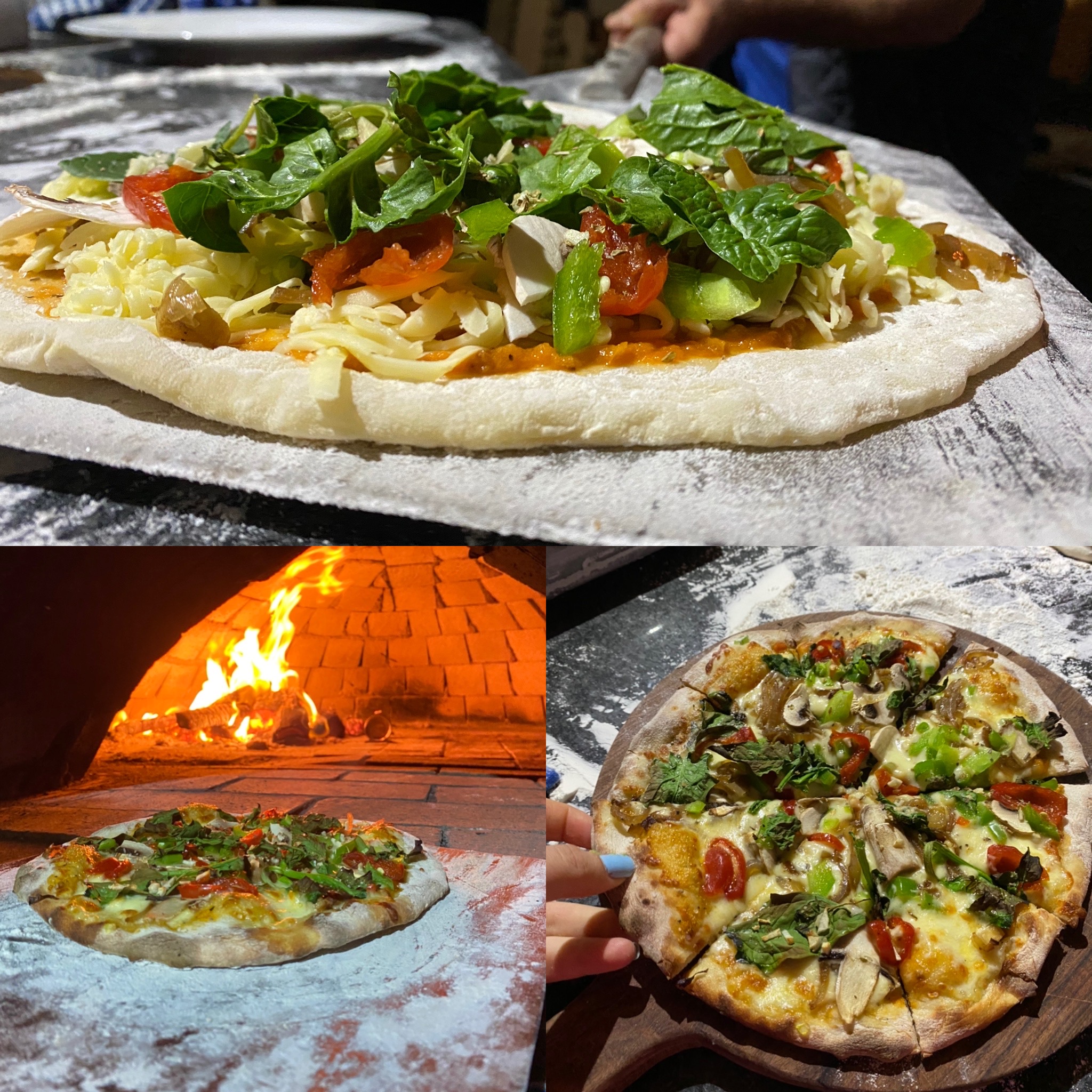 Homemade pizza using Fynbos Fine Foods Tomato Pasta Sauce, Marinated ...